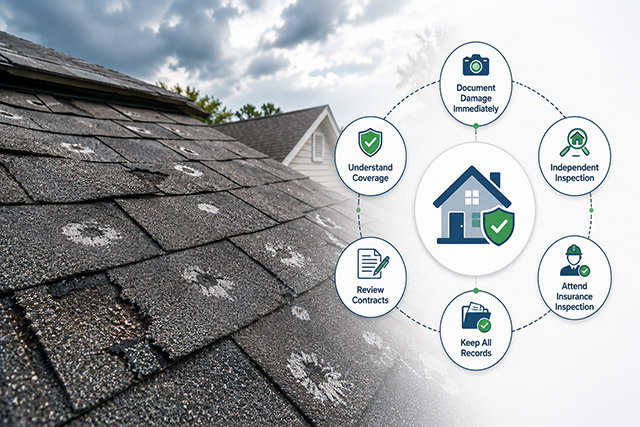 After a Hailstorm: Roof Insurance Claim Guide - Pandit Law